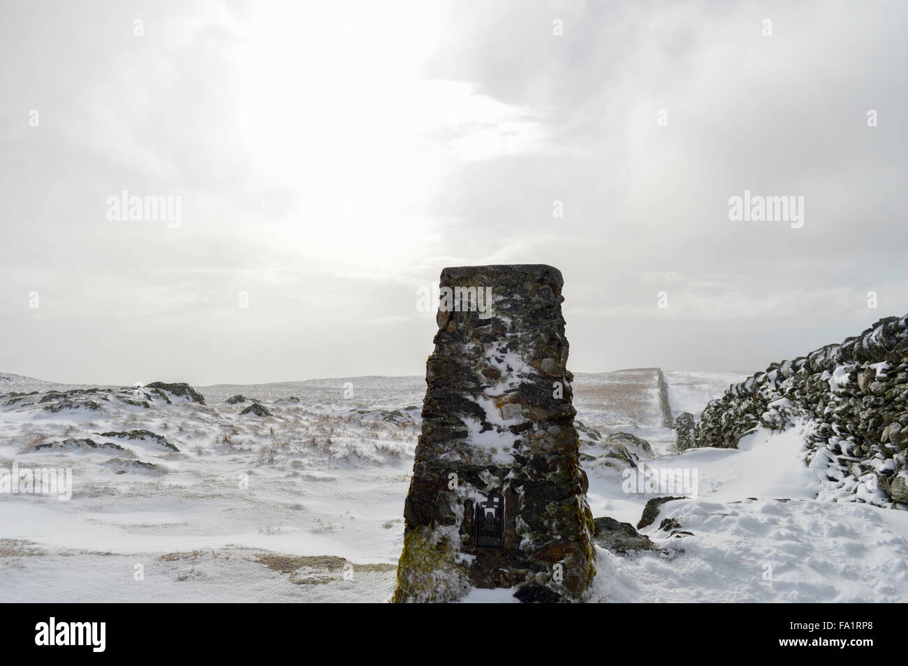 Trig point lake district hi-res stock photography and images - Alamy