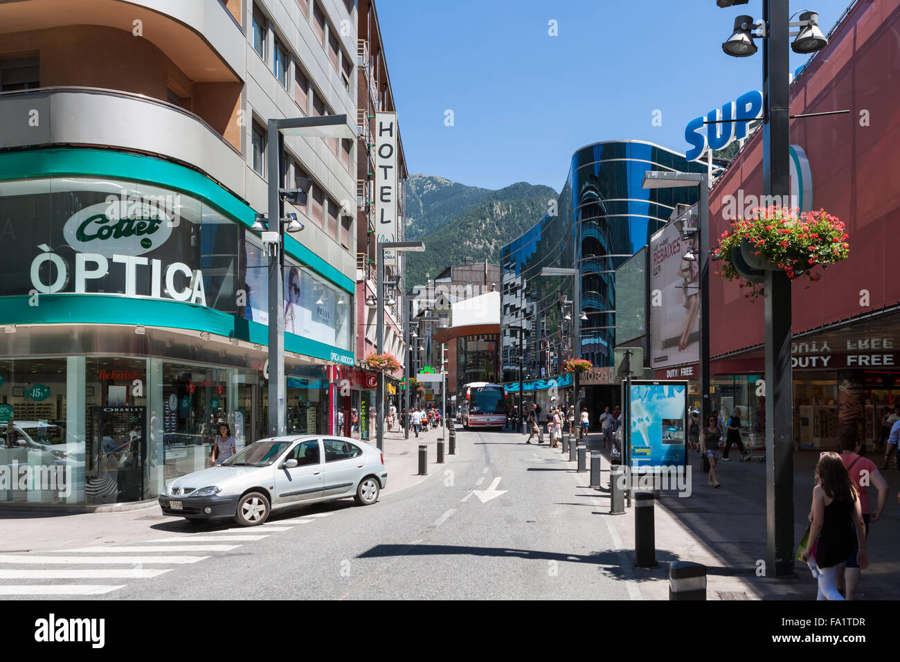 Andorra la Vella Stock Photo - Alamy