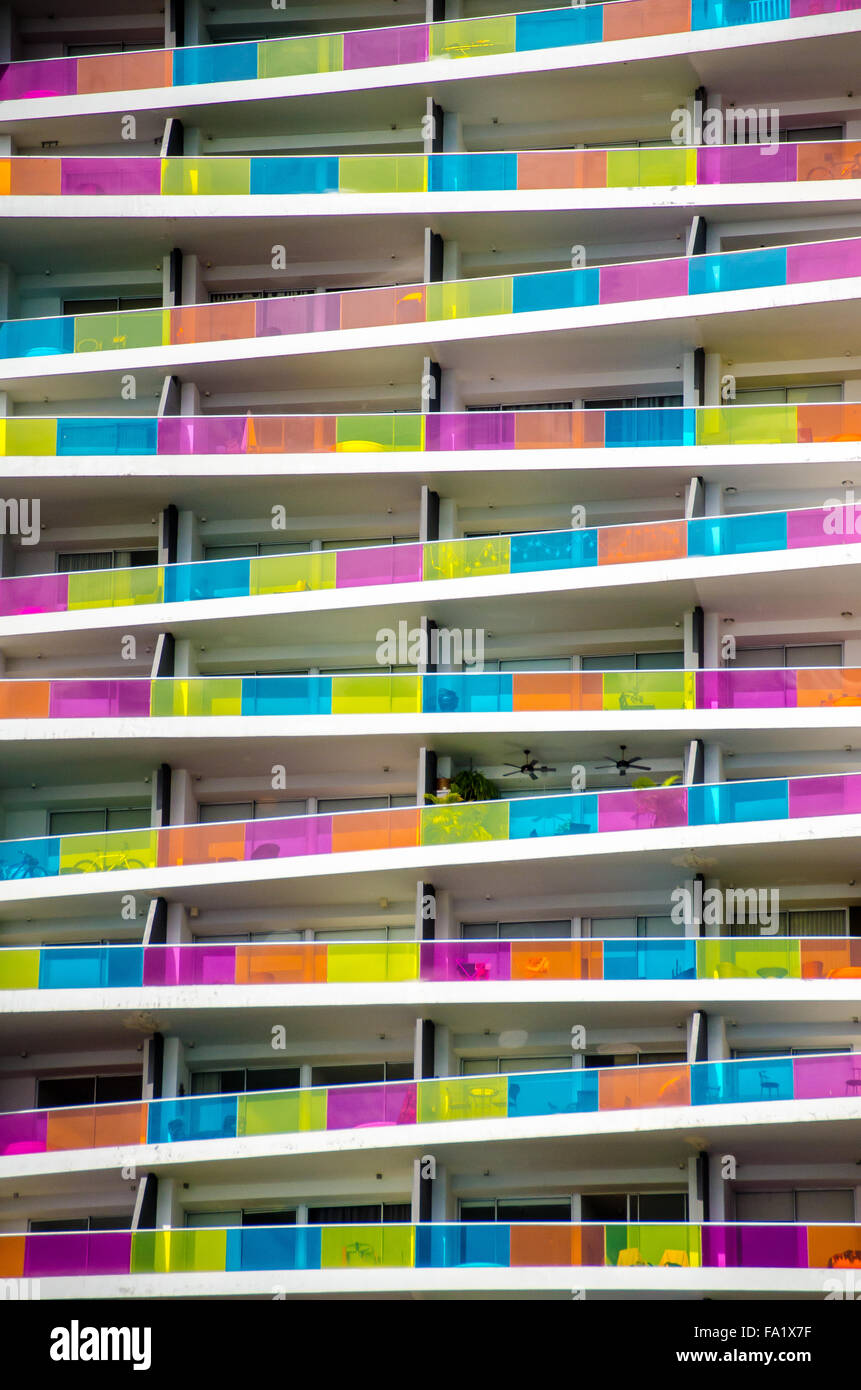 Colourful apartment block hi-res stock photography and images - Alamy
