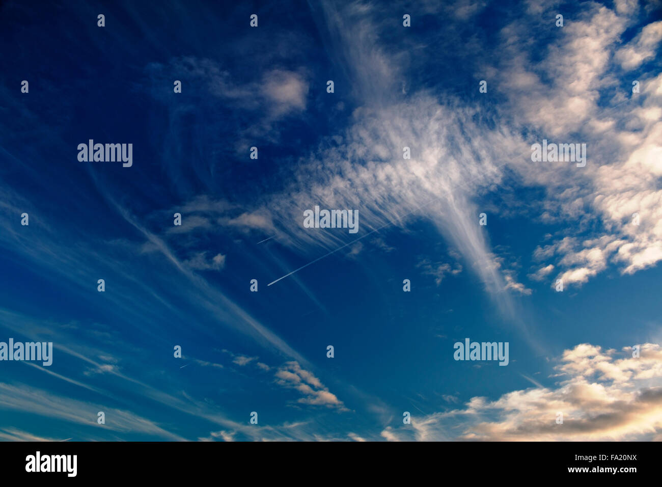 Jelly fish cloud in the sky Stock Photo - Alamy