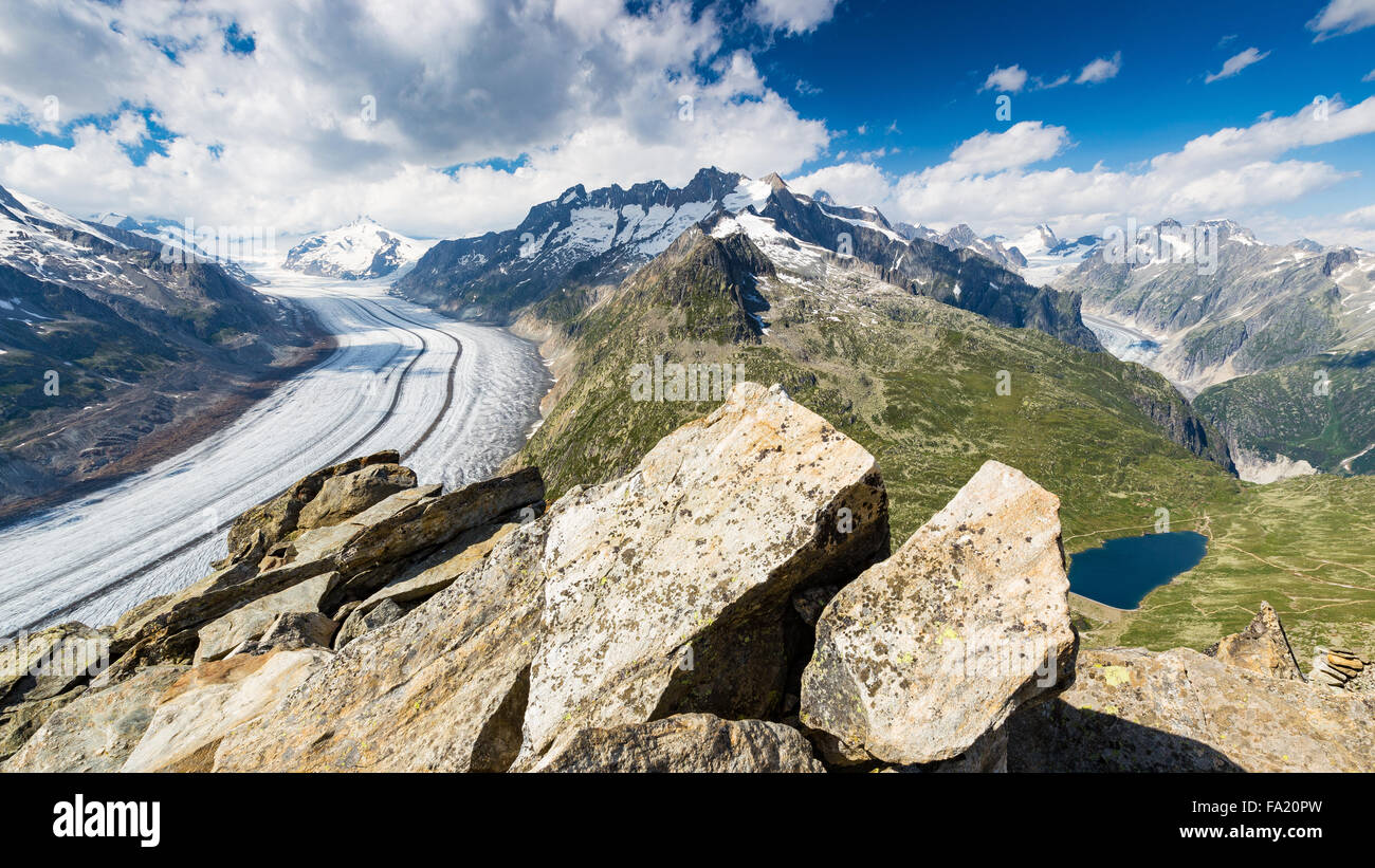 Aletsch glacier switzerland alps hi-res stock photography and images ...