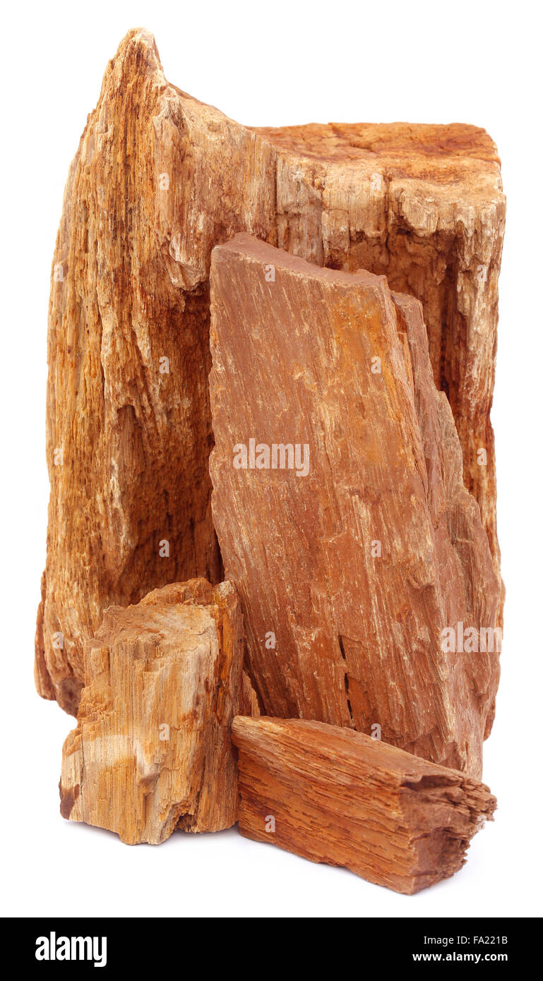 Sedimentary rocks over white background Stock Photo - Alamy