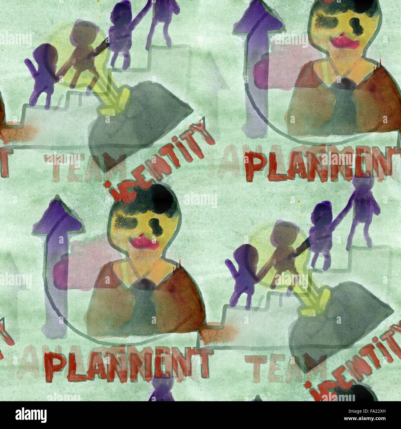 watercolor seamless business management control of the wallpaper ...