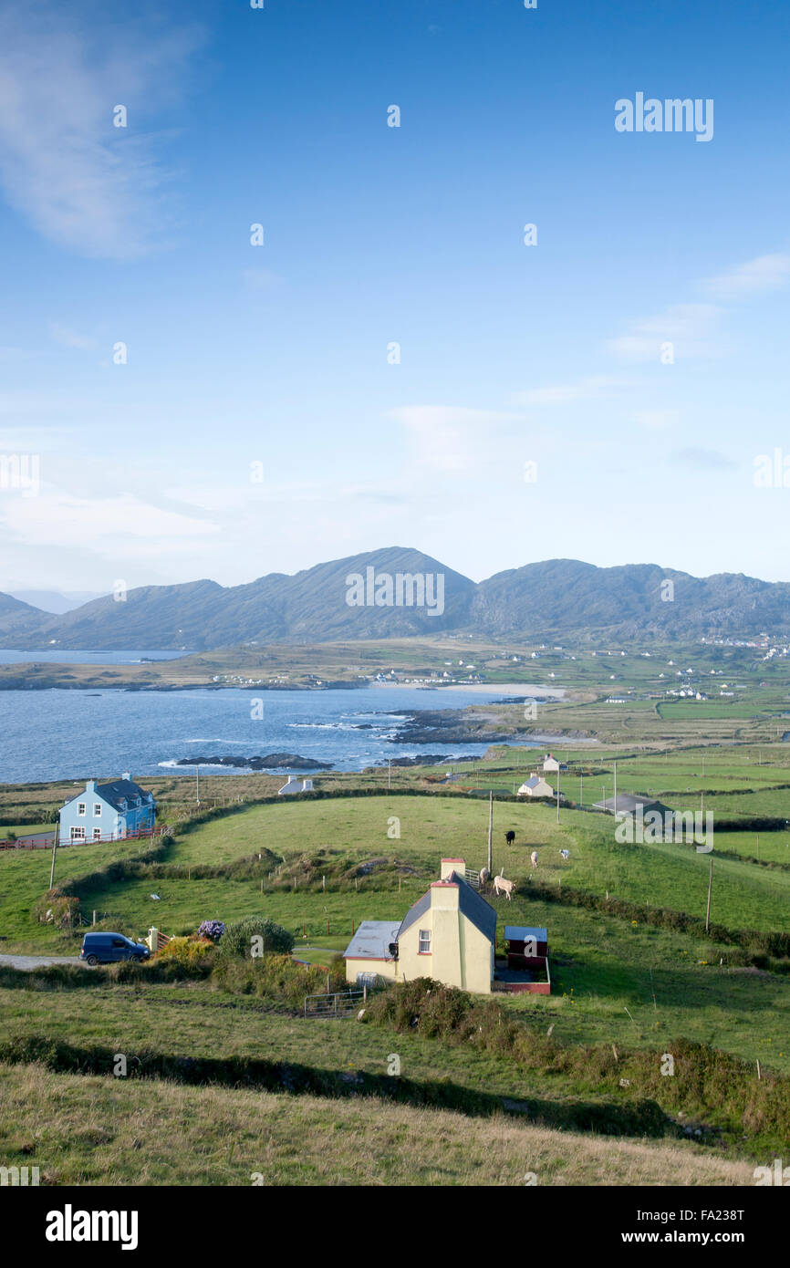 Coast near Allihies Beach; Beara Peninsula; Cork; Ireland Stock Photo ...