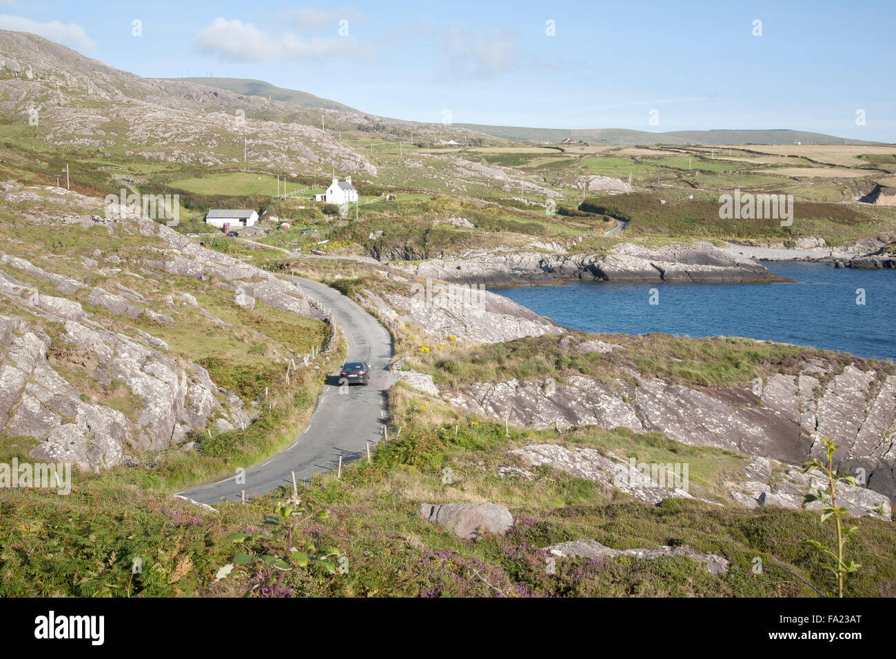 Coast near Urhan Village, Beara Peninsula; Cork; Ireland Stock Photo ...