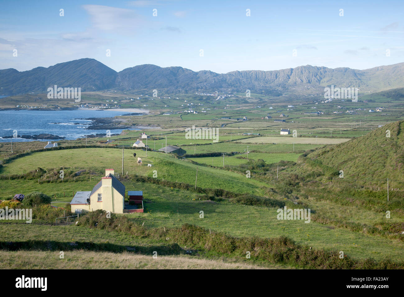 Coast near Allihies Beach; Beara Peninsula; Cork; Ireland Stock Photo ...
