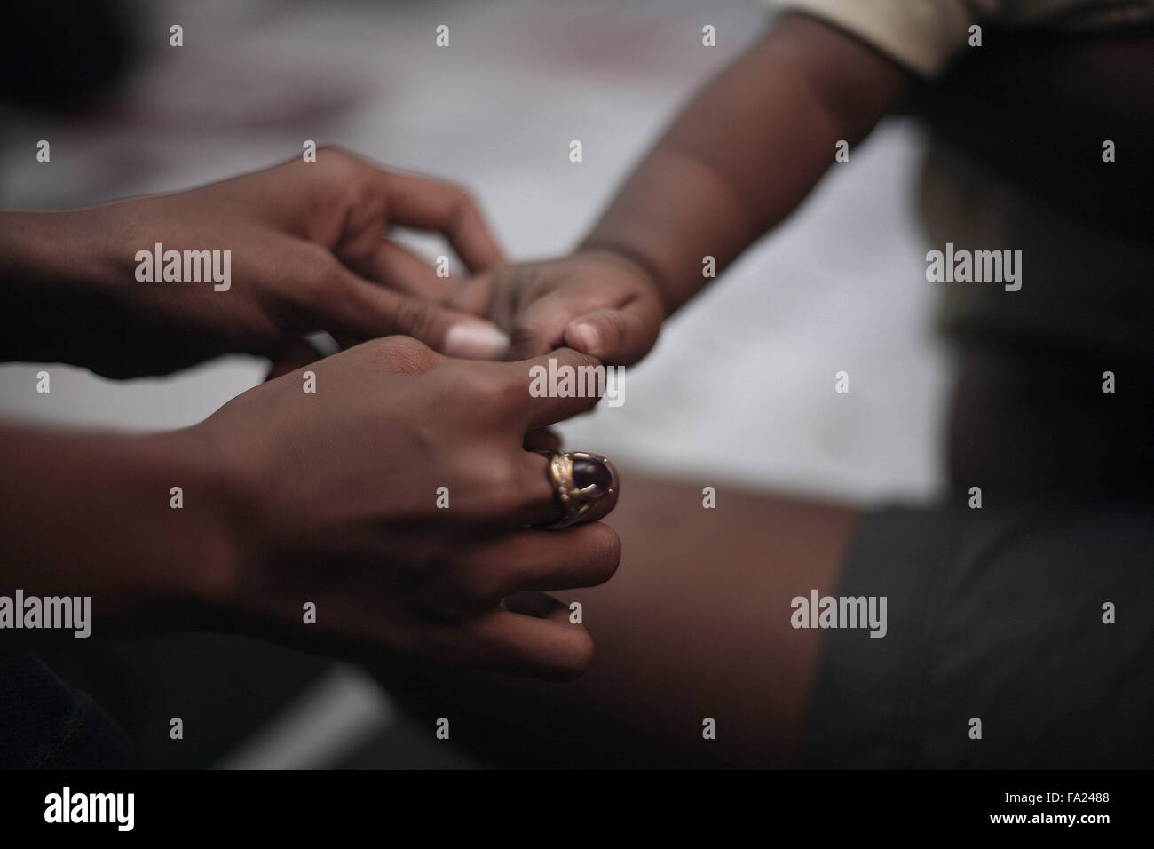 Jayapura, Papua, Indonesia. 7th July, 2015. Andy's mother is HIV ...