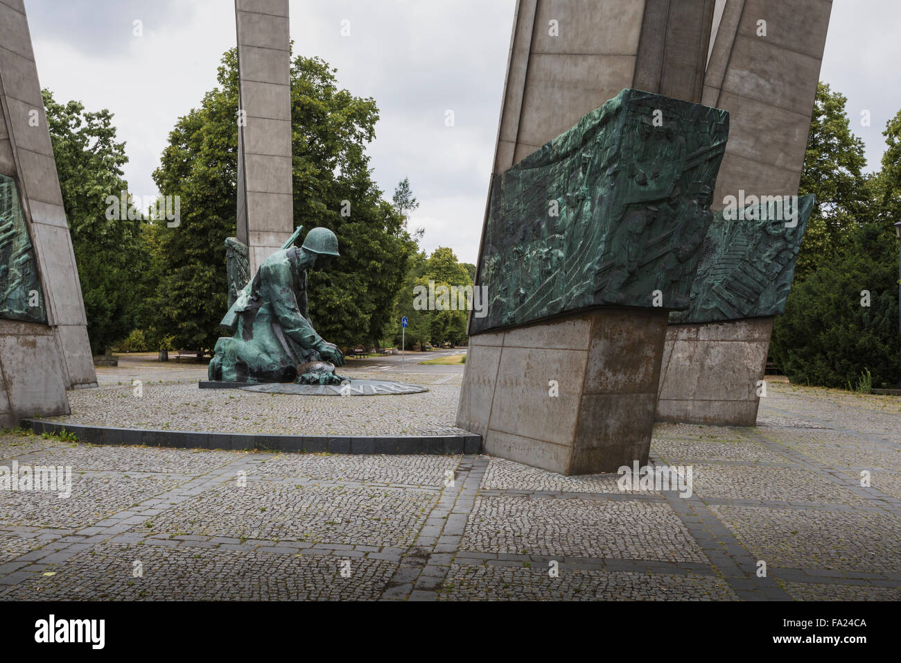 Monument In Warsaw, Poland Stock Photo, Royalty Free Image: 92245786 ...