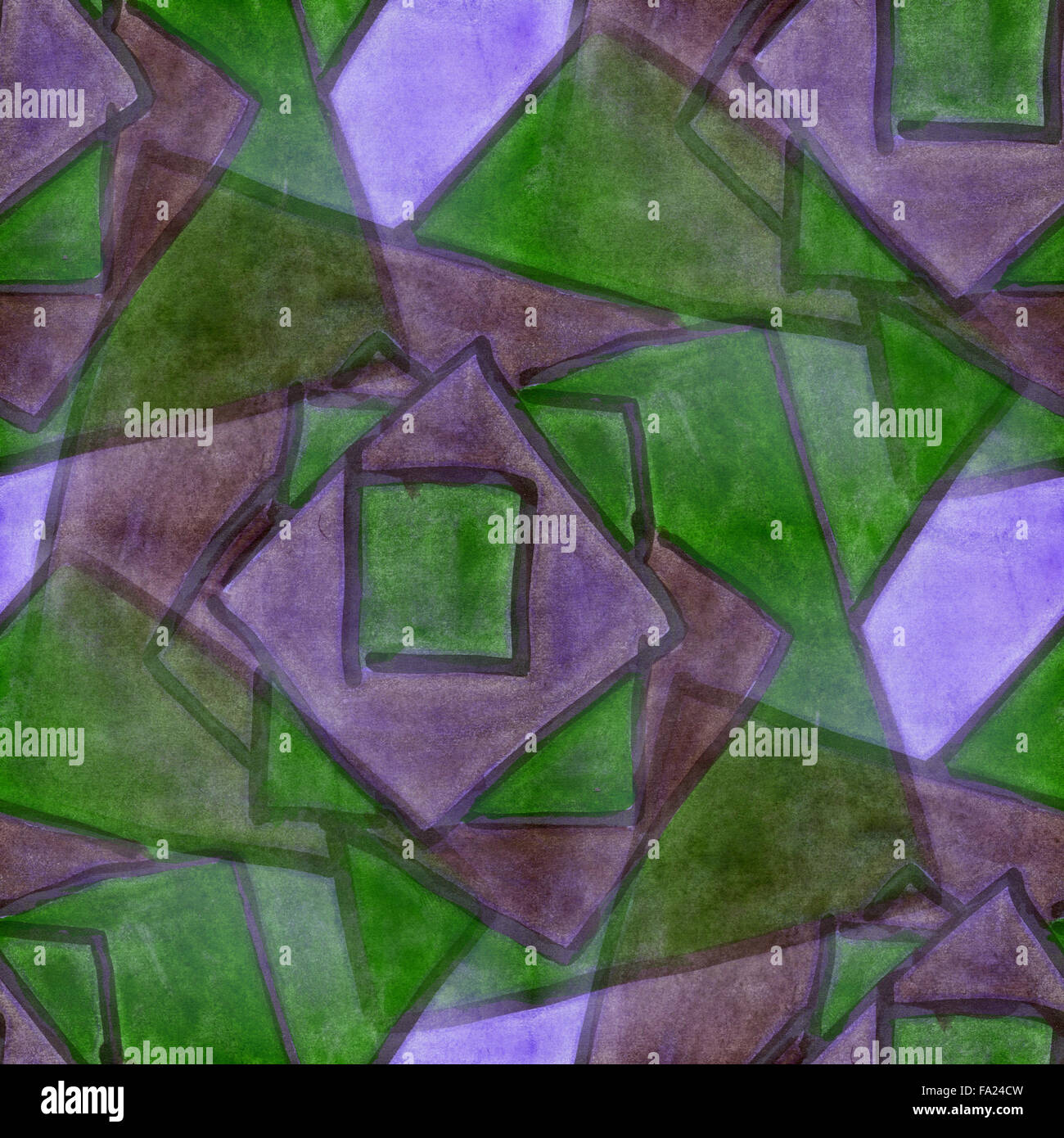 Art Mosaics green purple cubism abstract style of picasso seamless ...