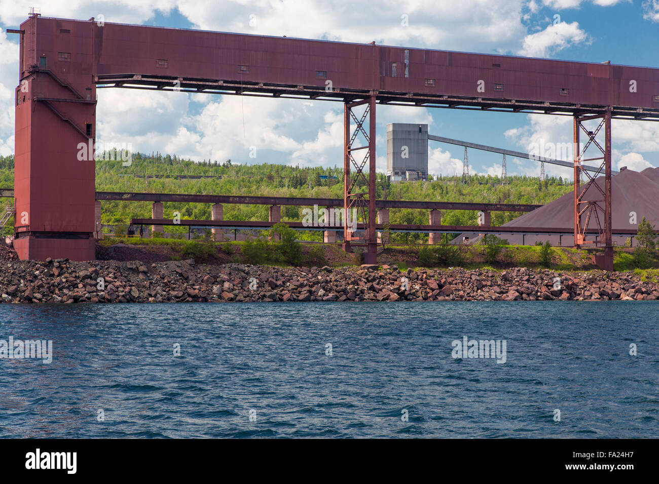 Cliffs Natural Resources Northshore Mining plant in Silver Bay on the ...