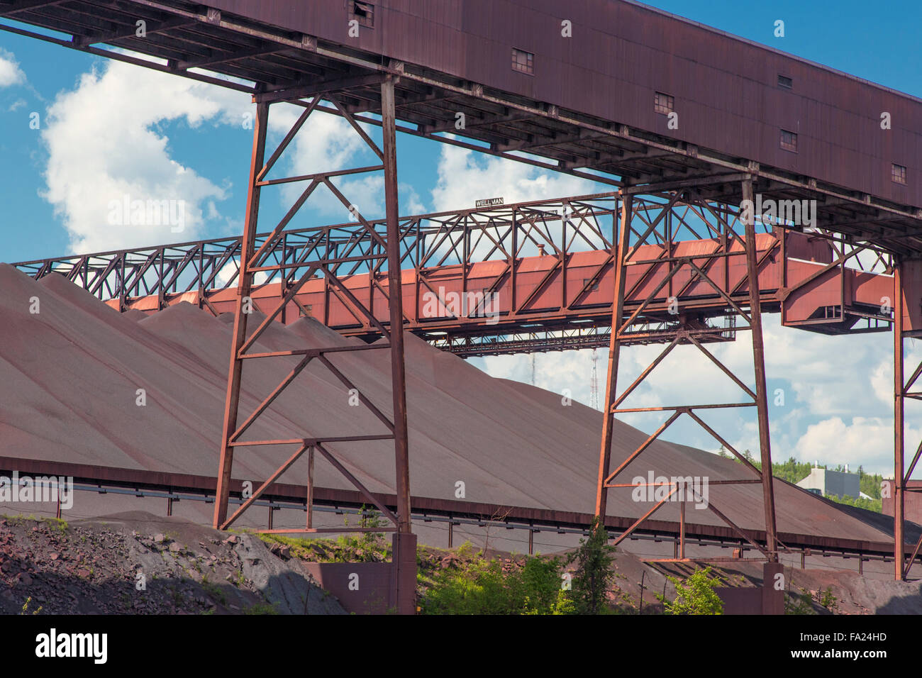 Cliffs Natural Resources Northshore Mining plant in Silver Bay on the ...
