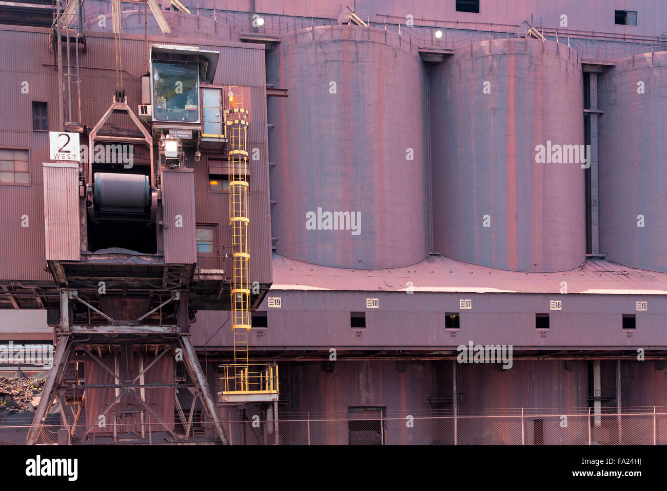 Cliffs Natural Resources Northshore Mining plant in Silver Bay on the ...