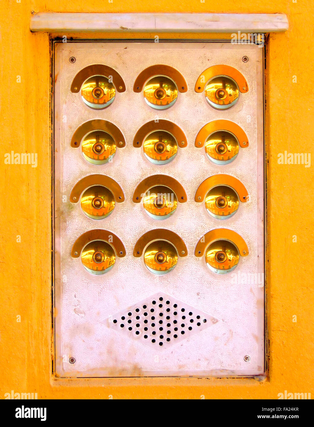 Old apartment buzzer hi-res stock photography and images - Alamy