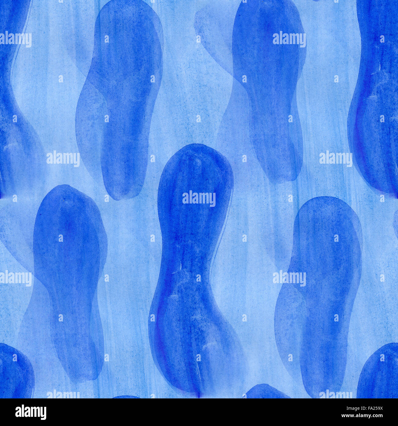 Seamless blue spots watercolor handmade wallpaper texture Stock Photo ...