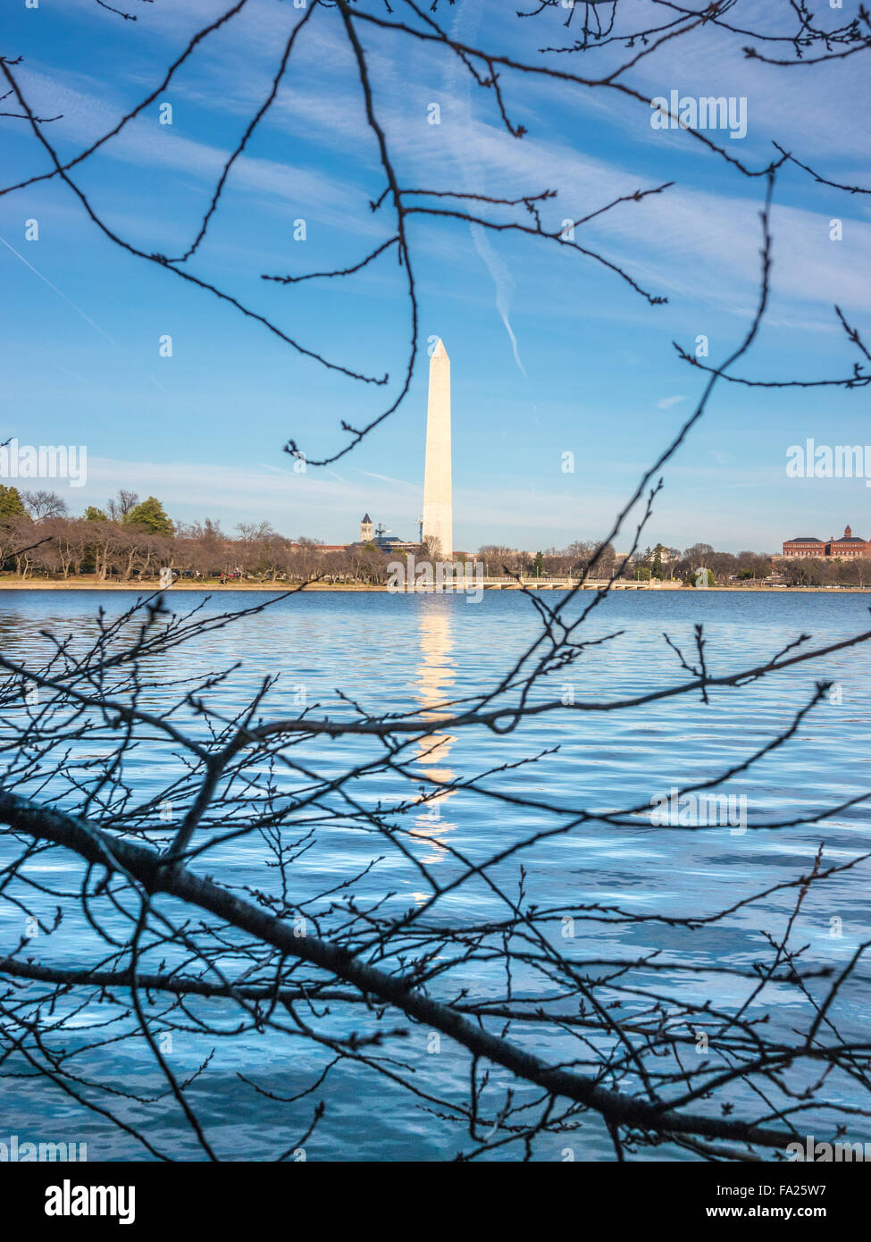 The Washington Monument on the Reflecting Pool Stock Photo - Alamy