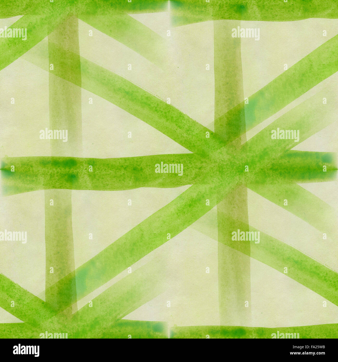 stripes green abstract art seamless strip wallpaper watercolor Stock ...