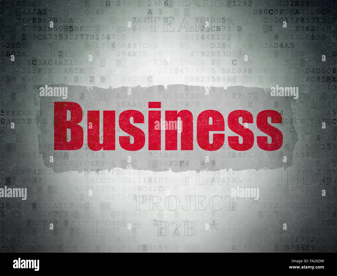 Business concept: Business on Digital Paper background Stock Photo - Alamy
