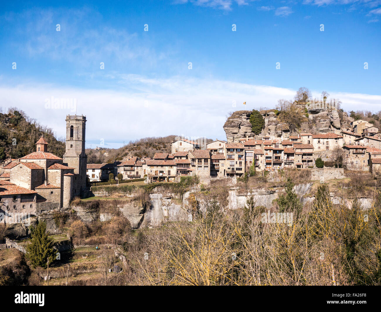 The Village of Rupit Stock Photo - Alamy