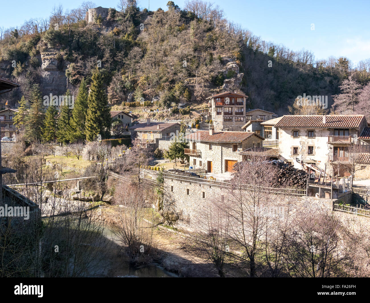 The Village of Rupit Stock Photo - Alamy