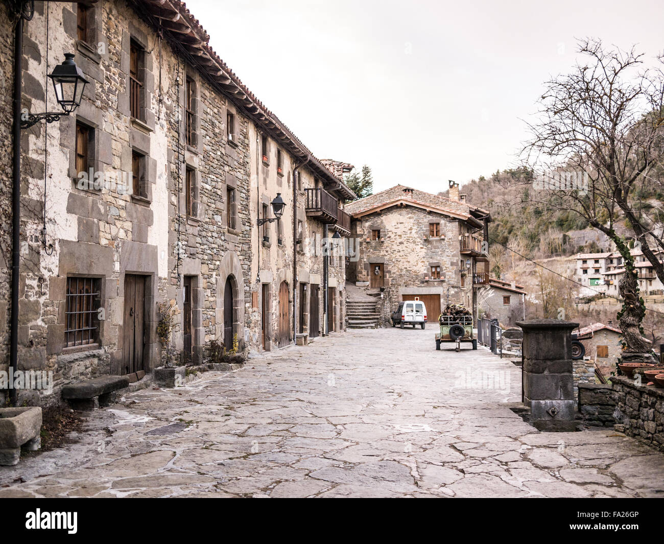 The Village of Rupit Stock Photo - Alamy