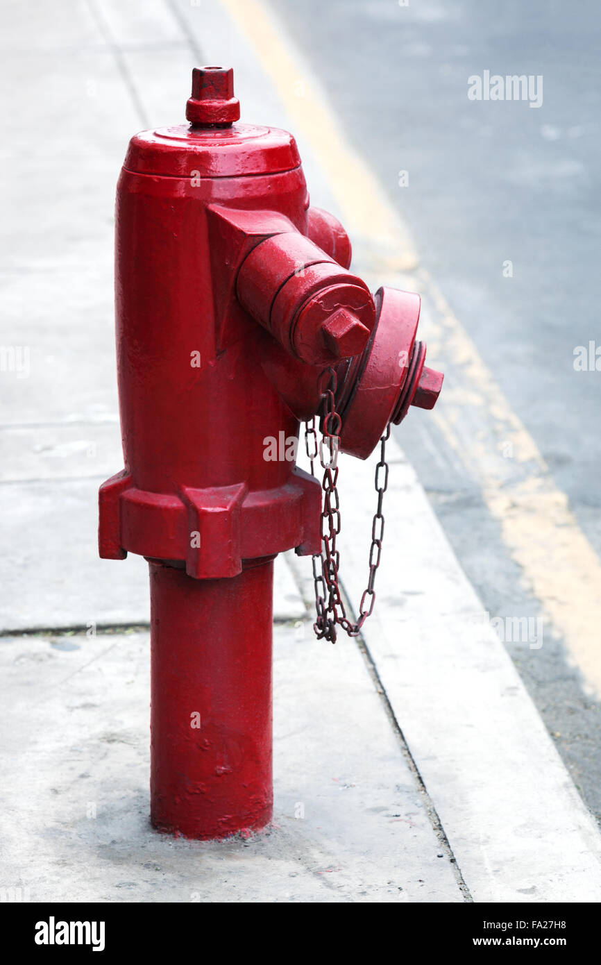 fire hydrant on a city street Stock Photo - Alamy