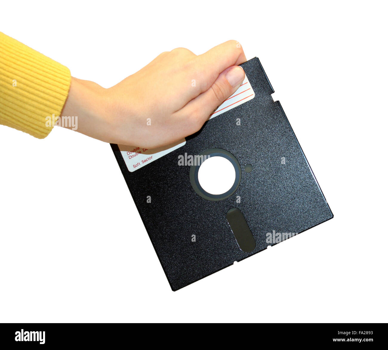 Floppy disk hand hi-res stock photography and images - Alamy