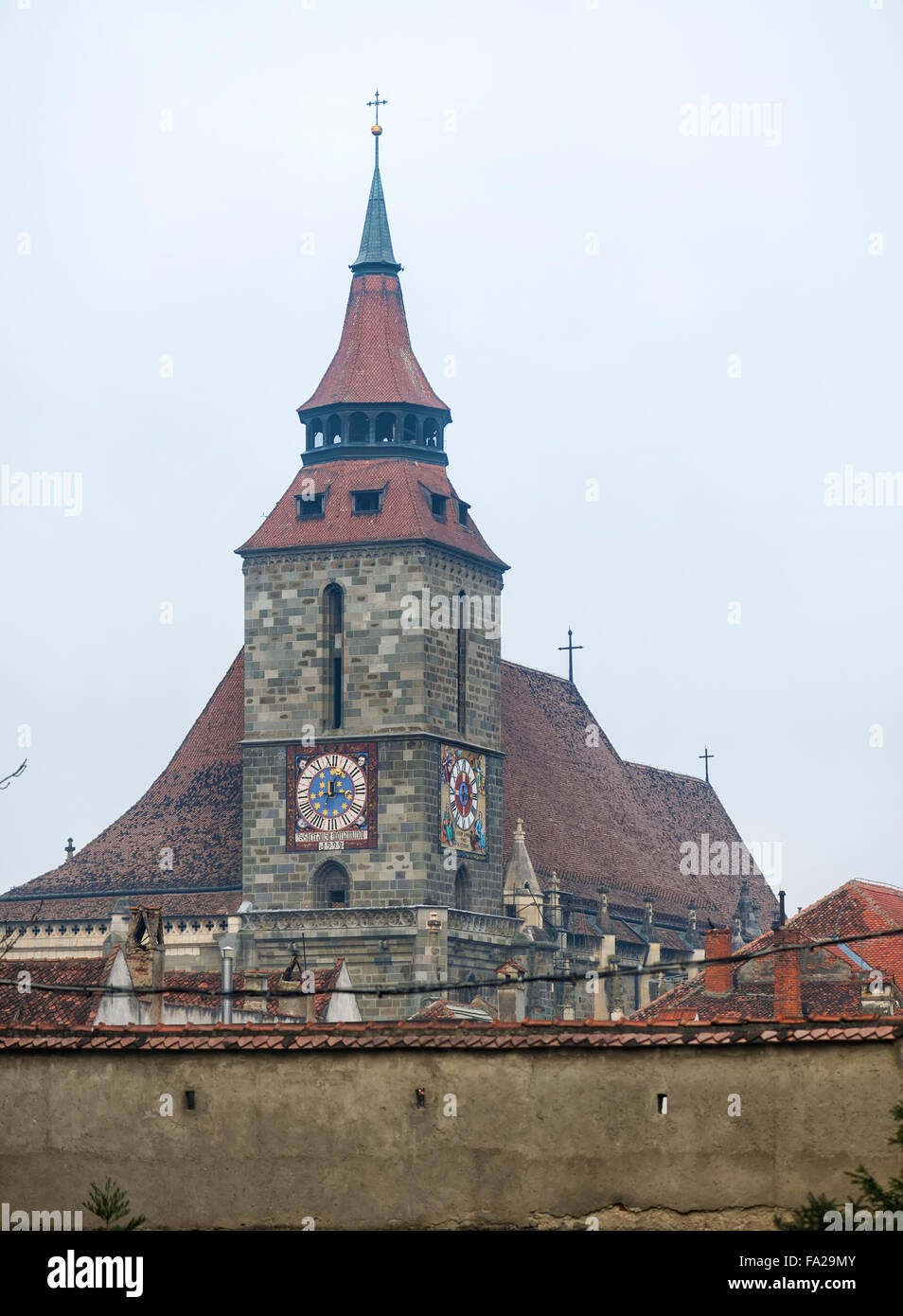 black church in brasov, transylvania, romania Stock Photo - Alamy