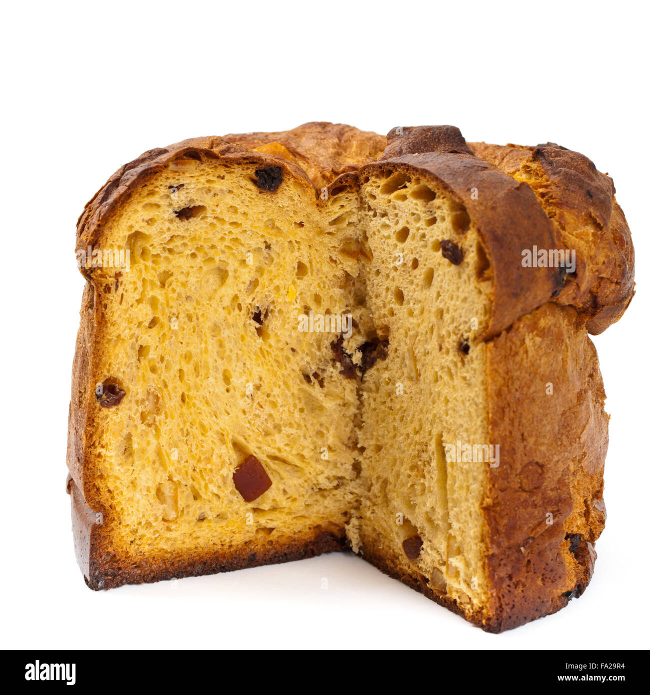 Italian panettone bread christmas Cut Out Stock Images & Pictures - Alamy