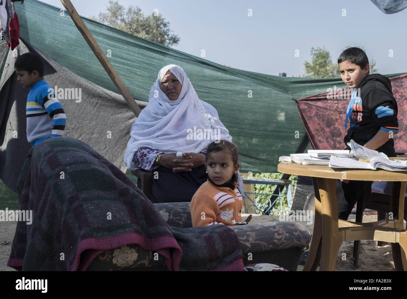 Dec. 20, 2015 - El-Mugraqa Village, The Gaza Strip, Palestine ...