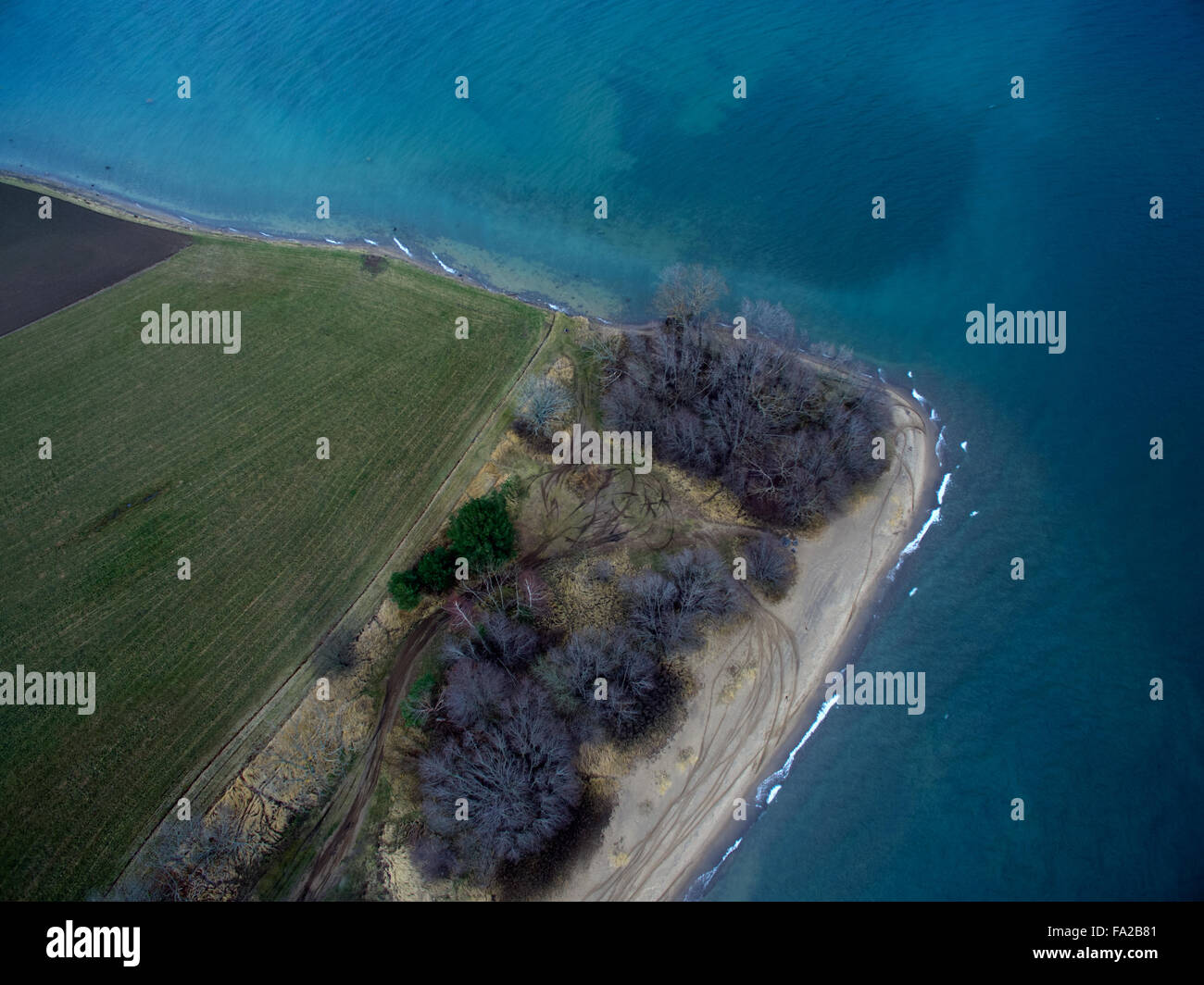 Tip of an island Stock Photo - Alamy