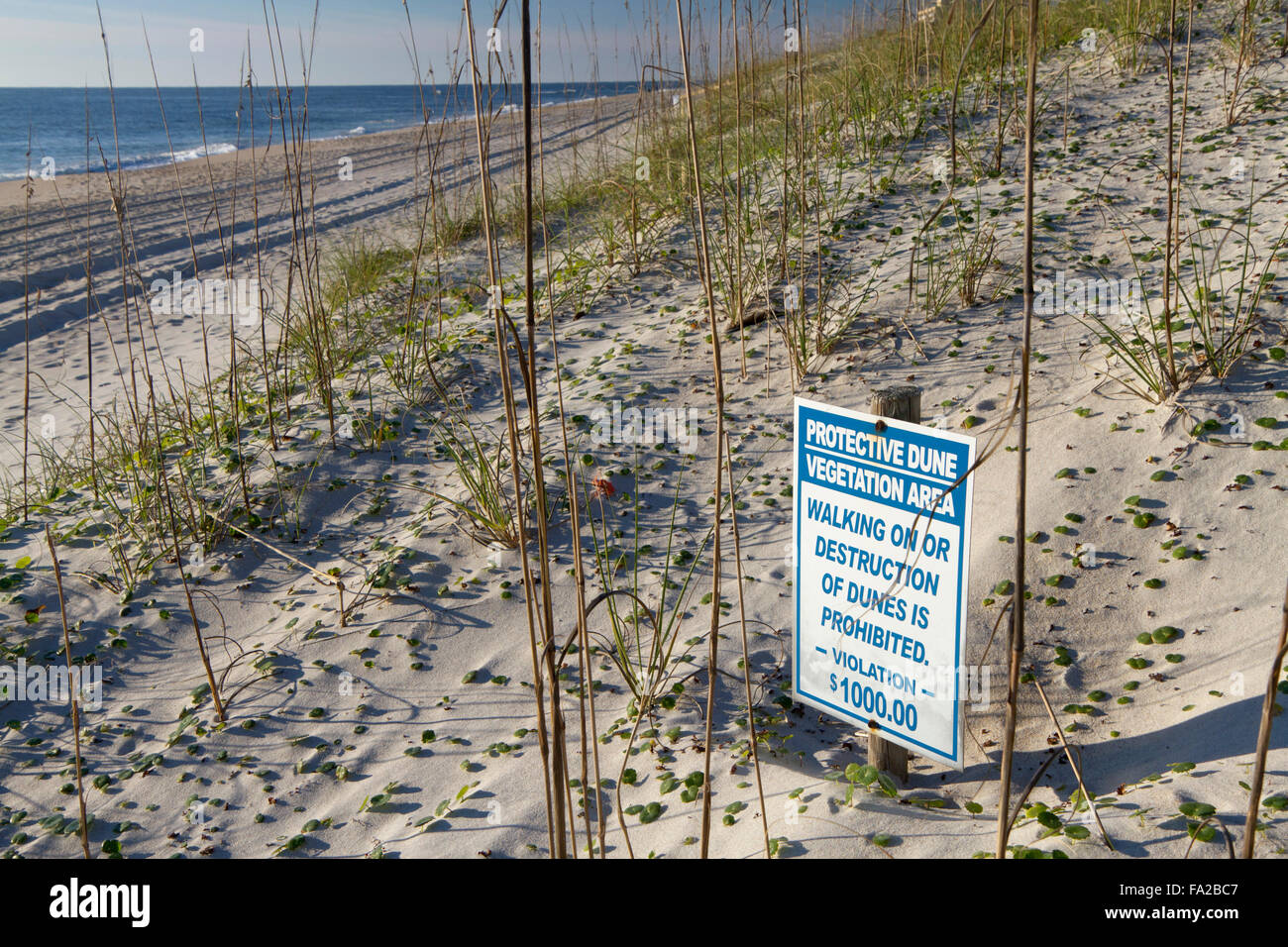 Sand dune warning sign hi-res stock photography and images - Alamy