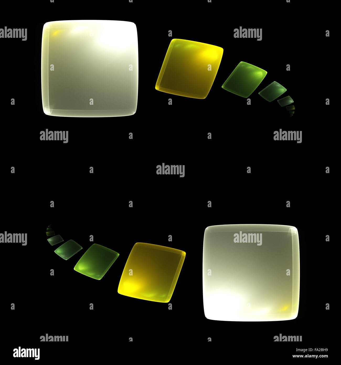 Abstract template with backlight transparent squares on black ...