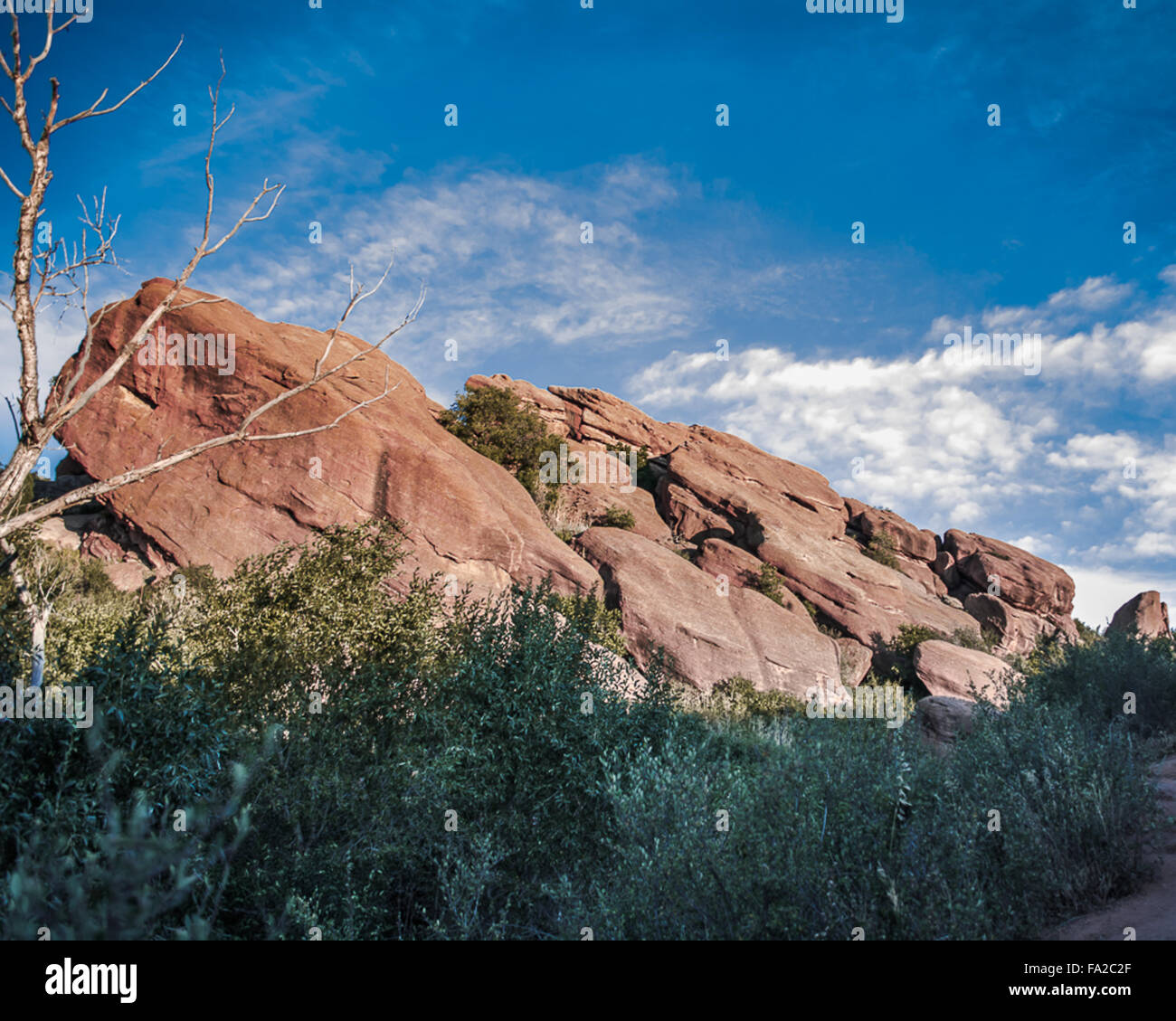 Red Rocks Park in Morrison, Colorado Stock Photo - Alamy