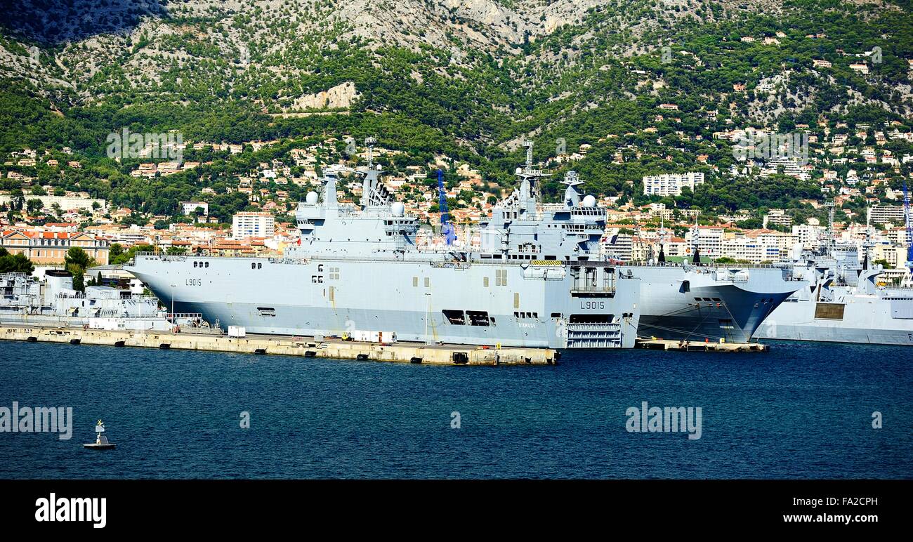 The French Navy in the home port Stock Photo - Alamy