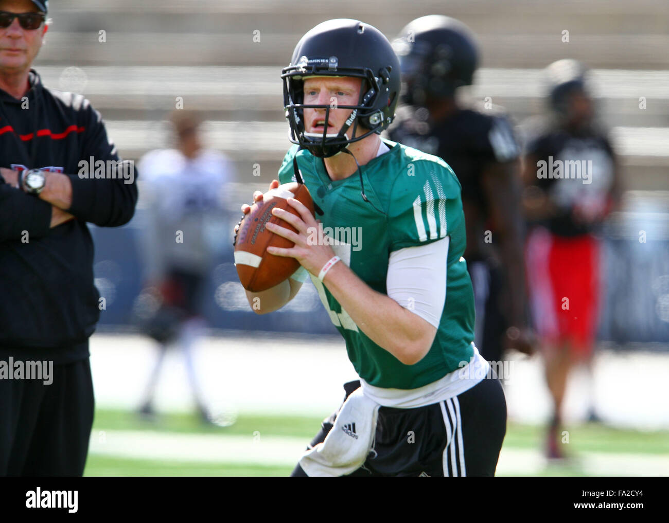 Dec. 20, 2015 - Northern Illinois University quarterback Ryan Graham ...