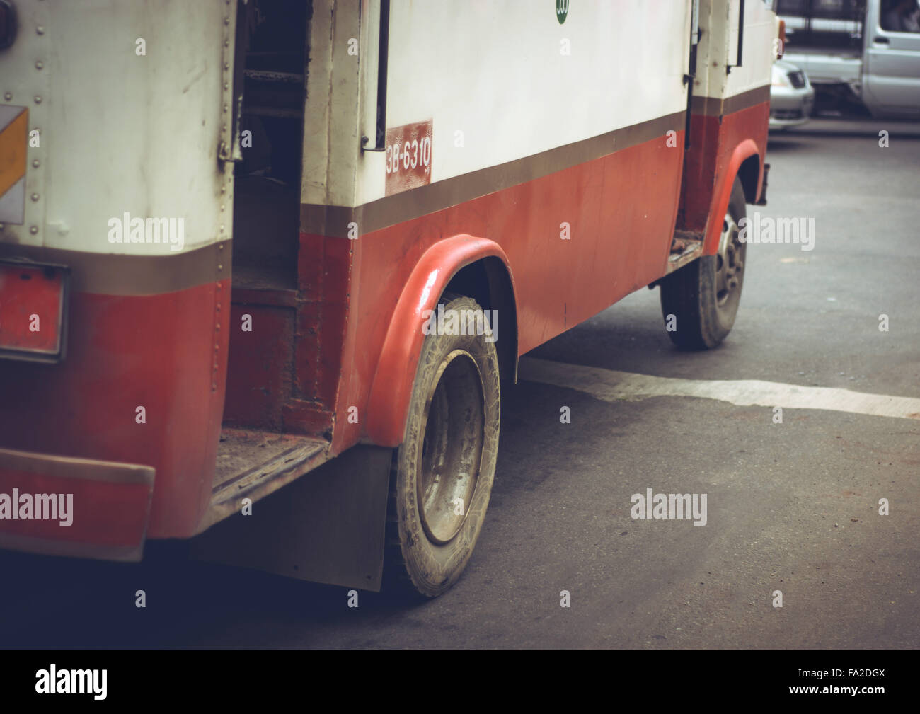 Vintage Buses of Yangon, Myanmar, Burma Stock Photo - Alamy