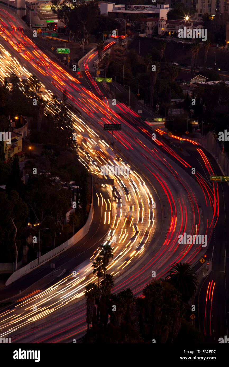 The 101 Freeway, Los Angeles, California Stock Photo - Alamy