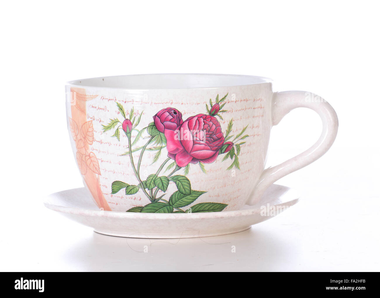 teacup isolated on white background Stock Photo - Alamy