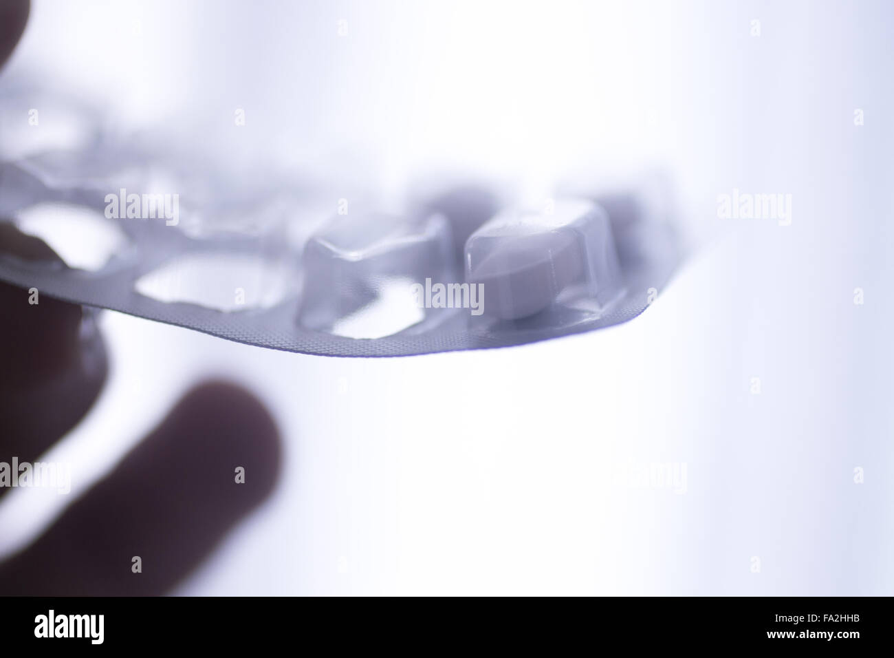 Medication pharmaceutical blister tablet pack of generic medicine pills ...