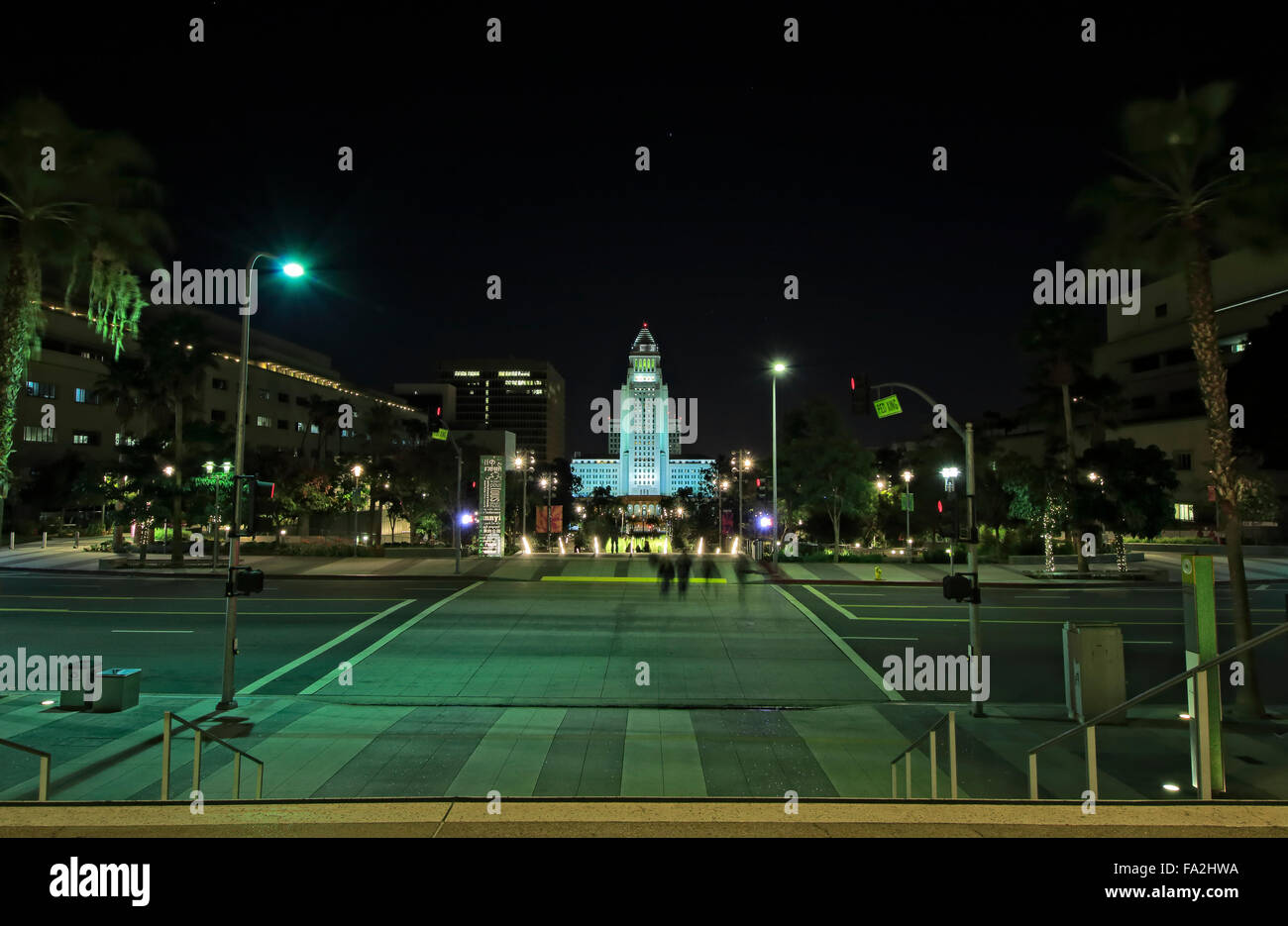Los angeles civic center people hi-res stock photography and images - Alamy