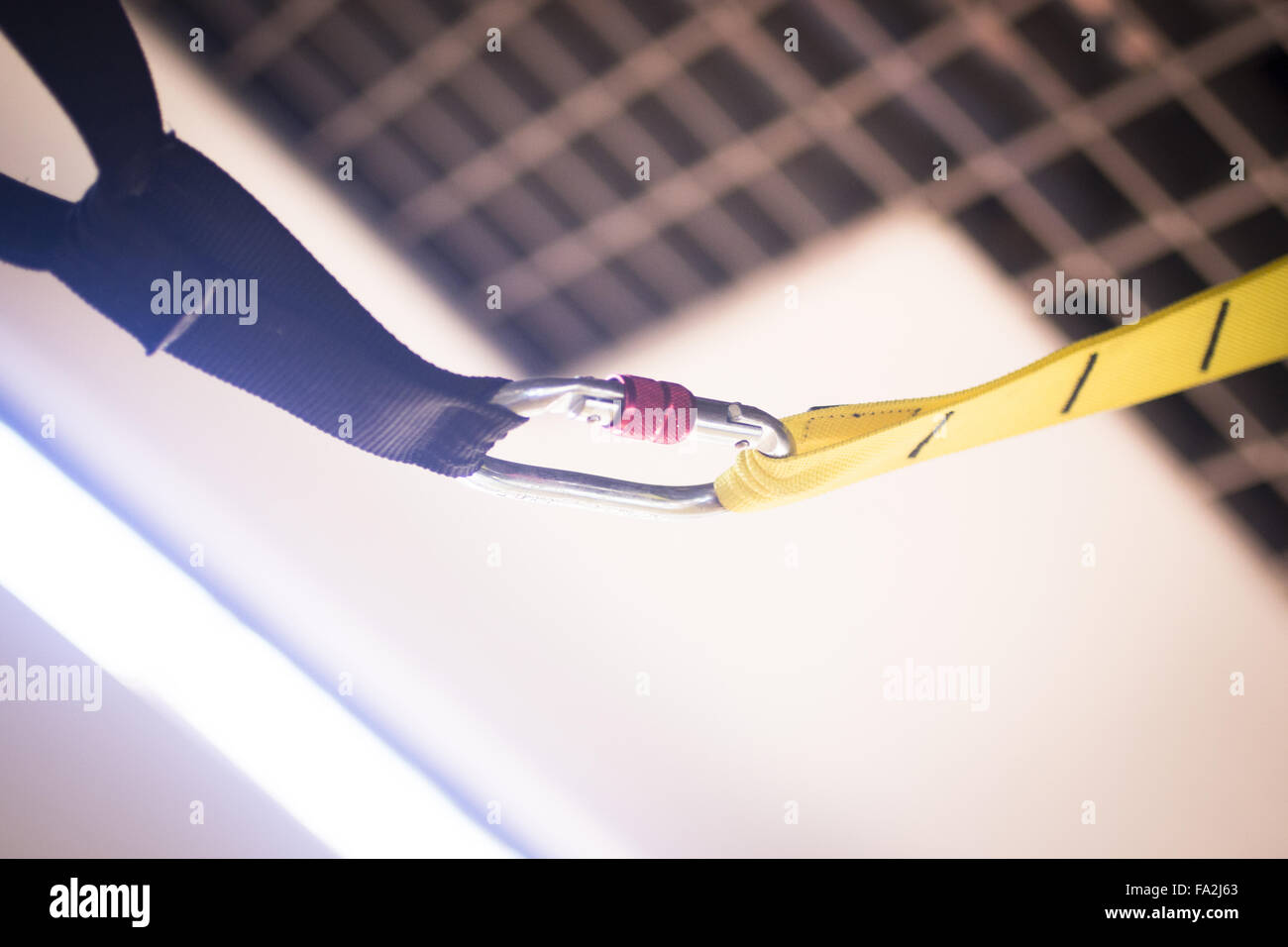 Pilates suspension exercise fitness gym training machine in health club ...