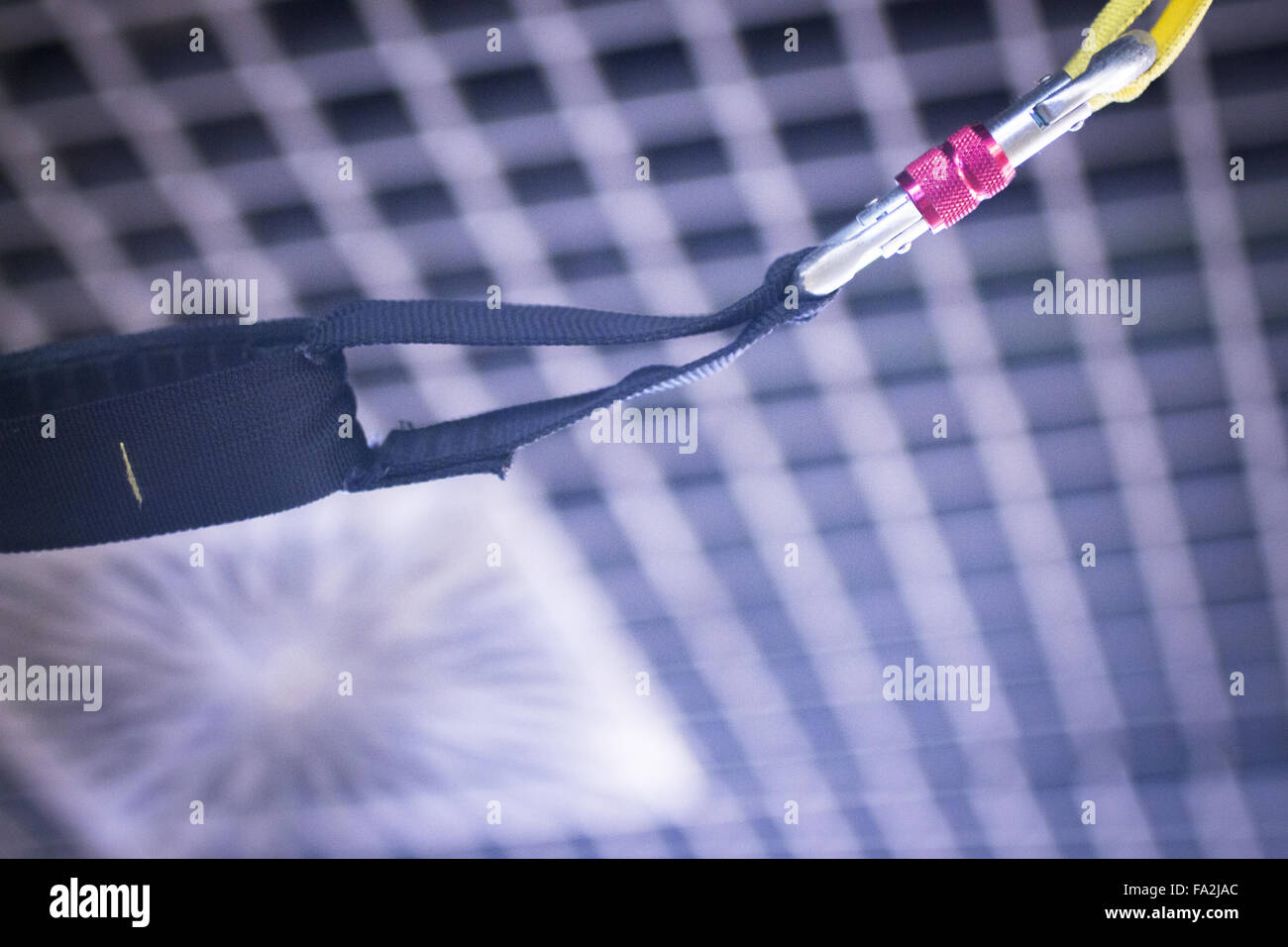 Pilates suspension exercise fitness gym training machine in health club ...