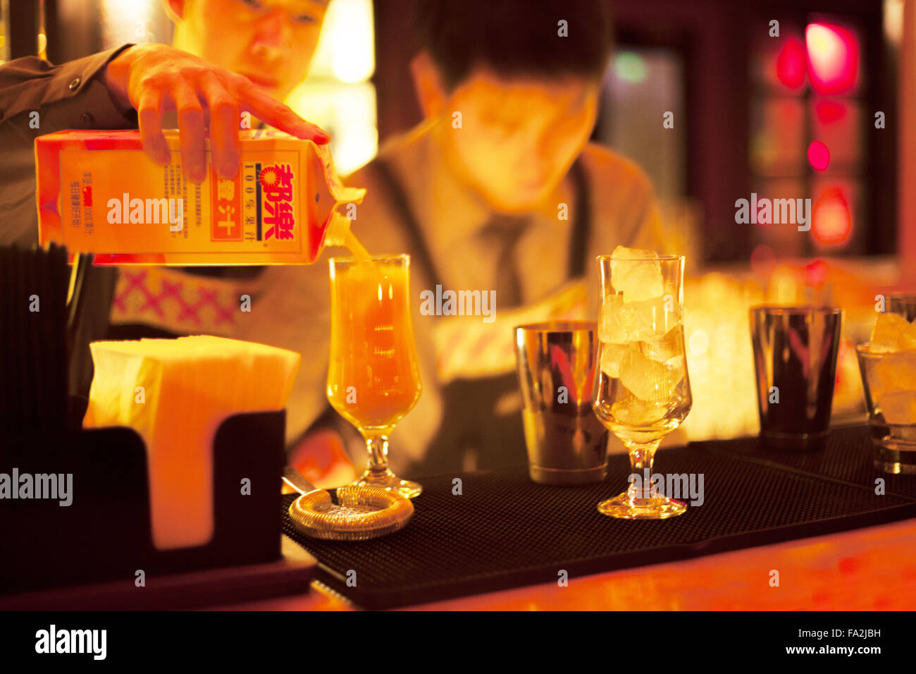 Wedding reception Chinese marriage event party drinks night time photo ...