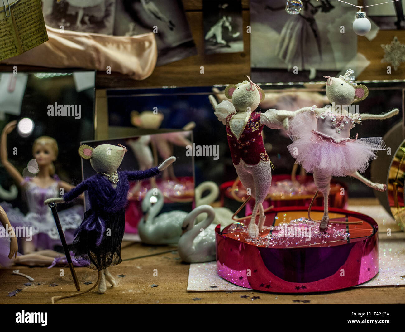 Harrods in Knightsbridge is lit up with Christmas lights. This years ...