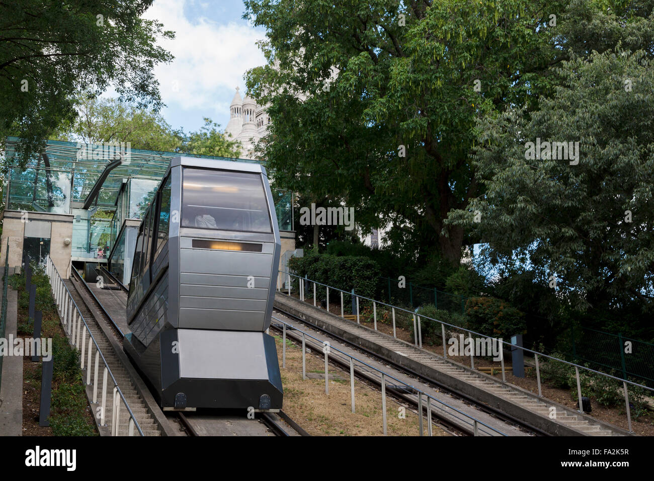 Montmartre funicular sacre coeur basilica hi-res stock photography and ...