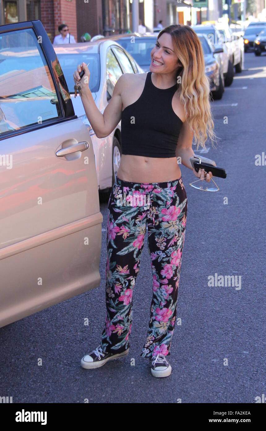 Trainer and reality star Rebecca Cardon out and about in Beverly Hills ...