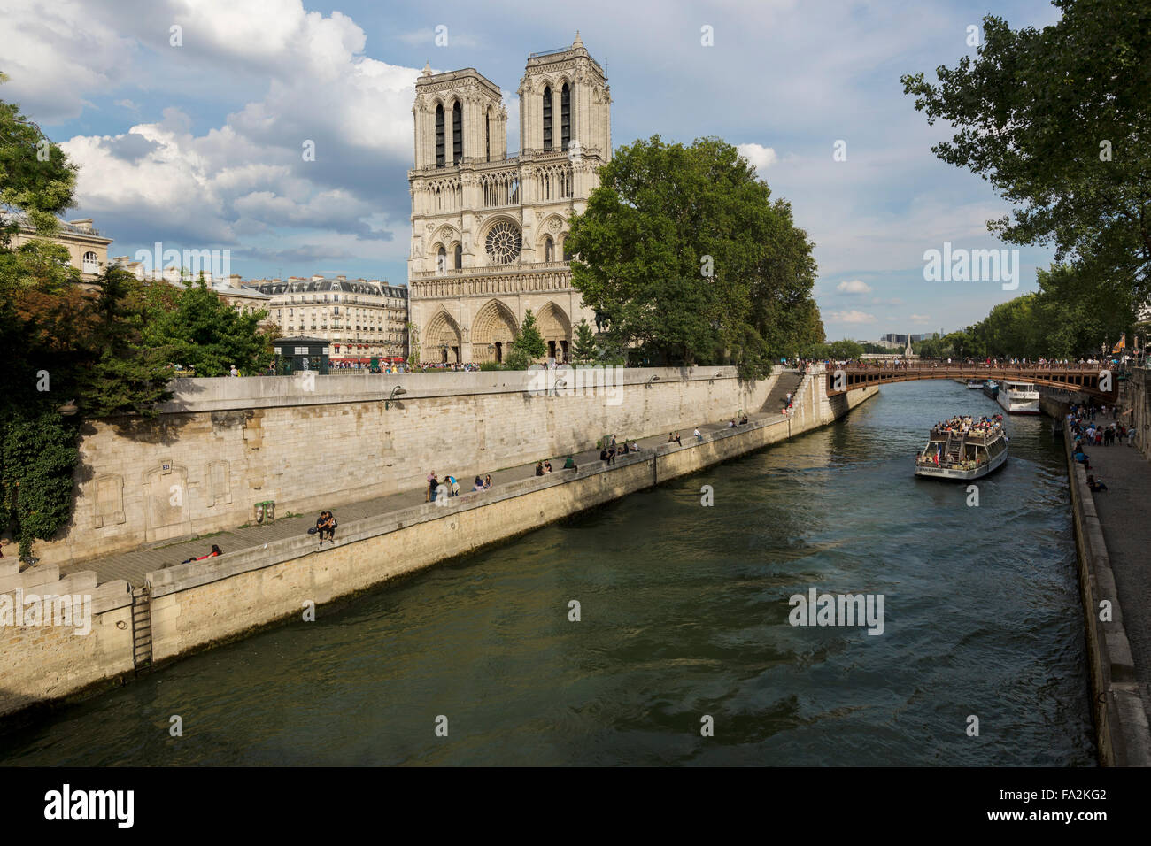 Notre-Dame de Paris Cathedral - Our Lady of Paris Stock Photo - Alamy