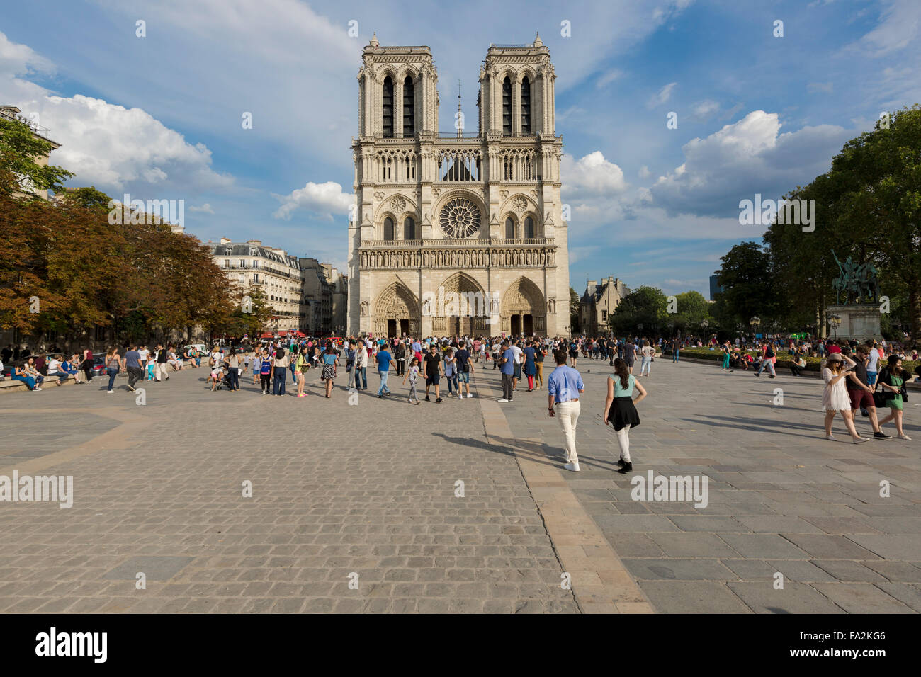Notre-Dame de Paris Cathedral - Our Lady of Paris Stock Photo - Alamy