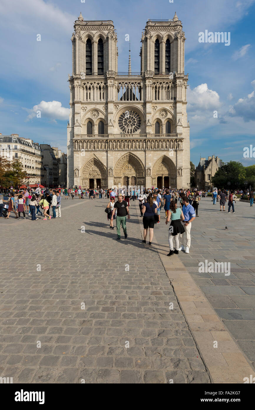 Notre-Dame de Paris Cathedral - Our Lady of Paris Stock Photo - Alamy