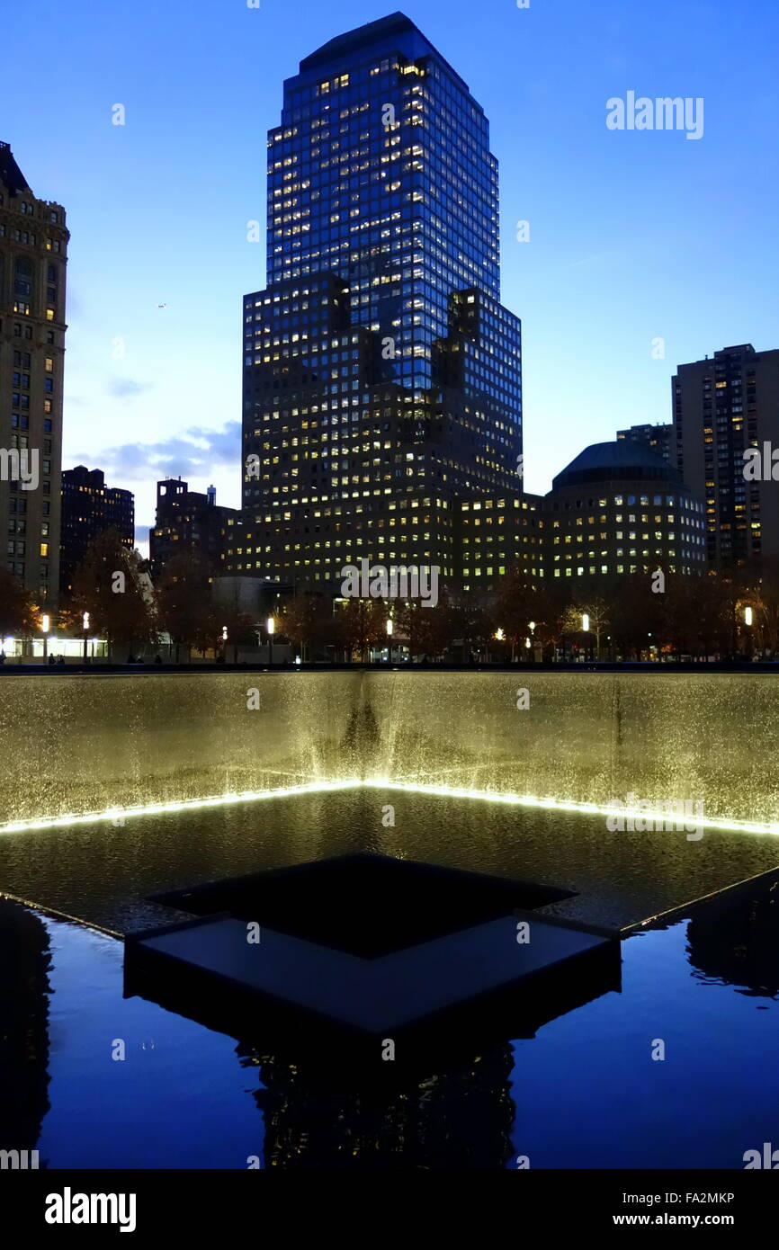9 11 memorial fountain hi-res stock photography and images - Alamy